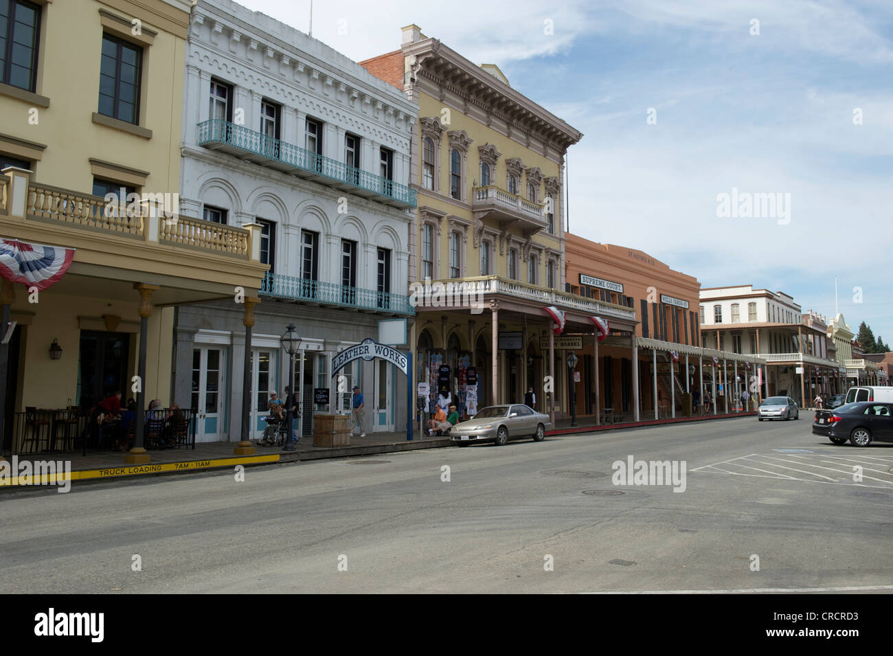 Historic town centre in Sacramento, California, USA Stock Photo - Alamy