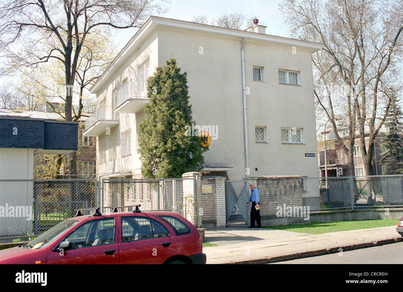 The German Embassy in Warsaw Stock Photo - Alamy