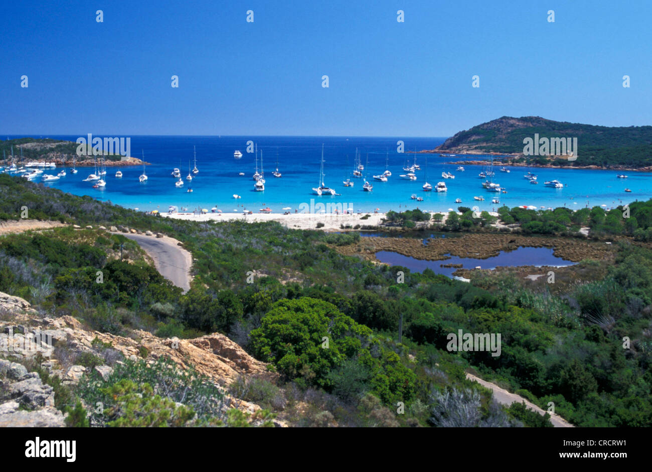 Bay rondinara france corsica rondinara hi-res stock photography and ...