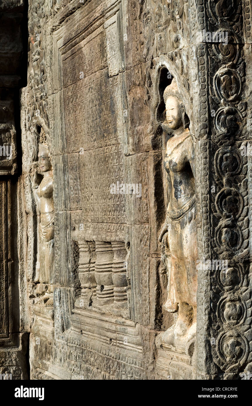 Ta Prohm temple ruins, Tonle Bati, Takeo, Cambodia Stock Photo - Alamy