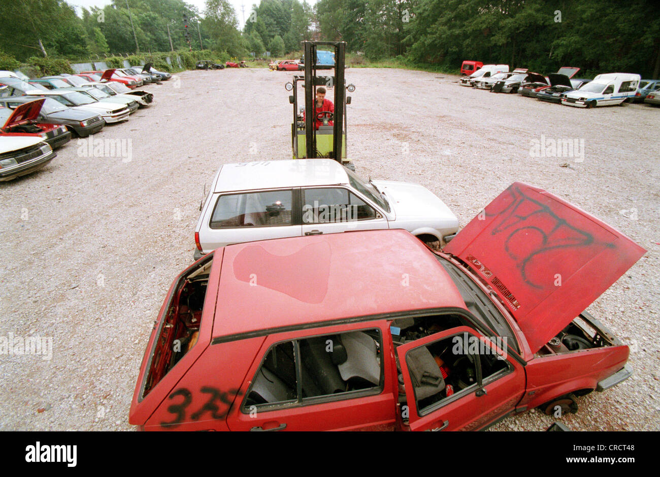 Auto recovery operation Stock Photo - Alamy