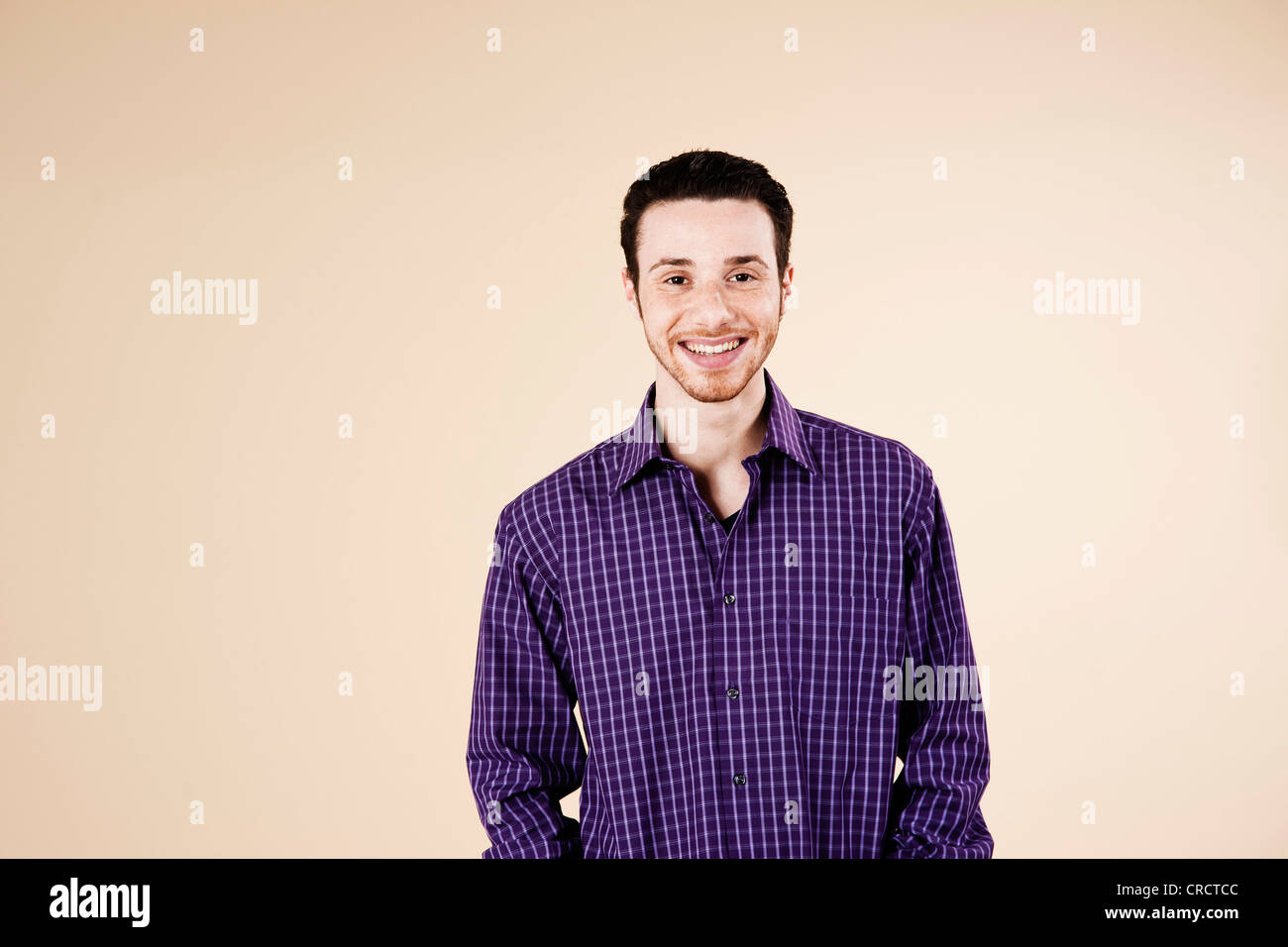 Black coloured colored young man hi-res stock photography and images ...