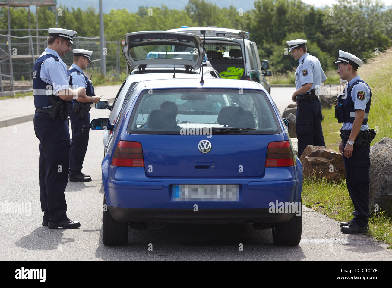 Police cars germany hi-res stock photography and images - Alamy