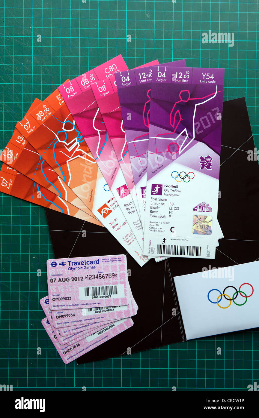 London 2012 Olympic Games tickets - spectator tickets arrive at UK ...