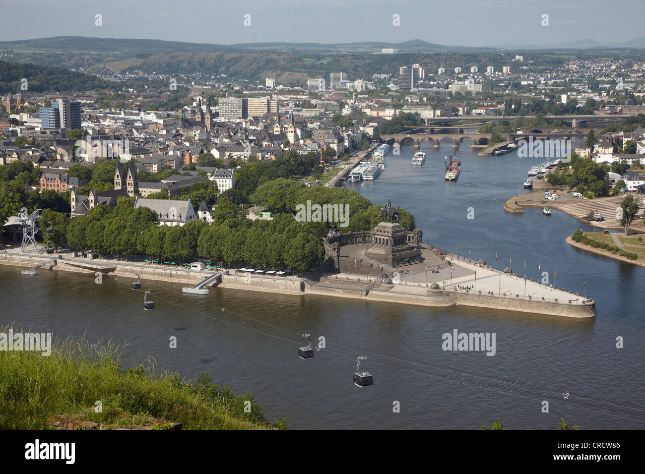 Statue kaiser wilhelm deutsches eck hi-res stock photography and images ...