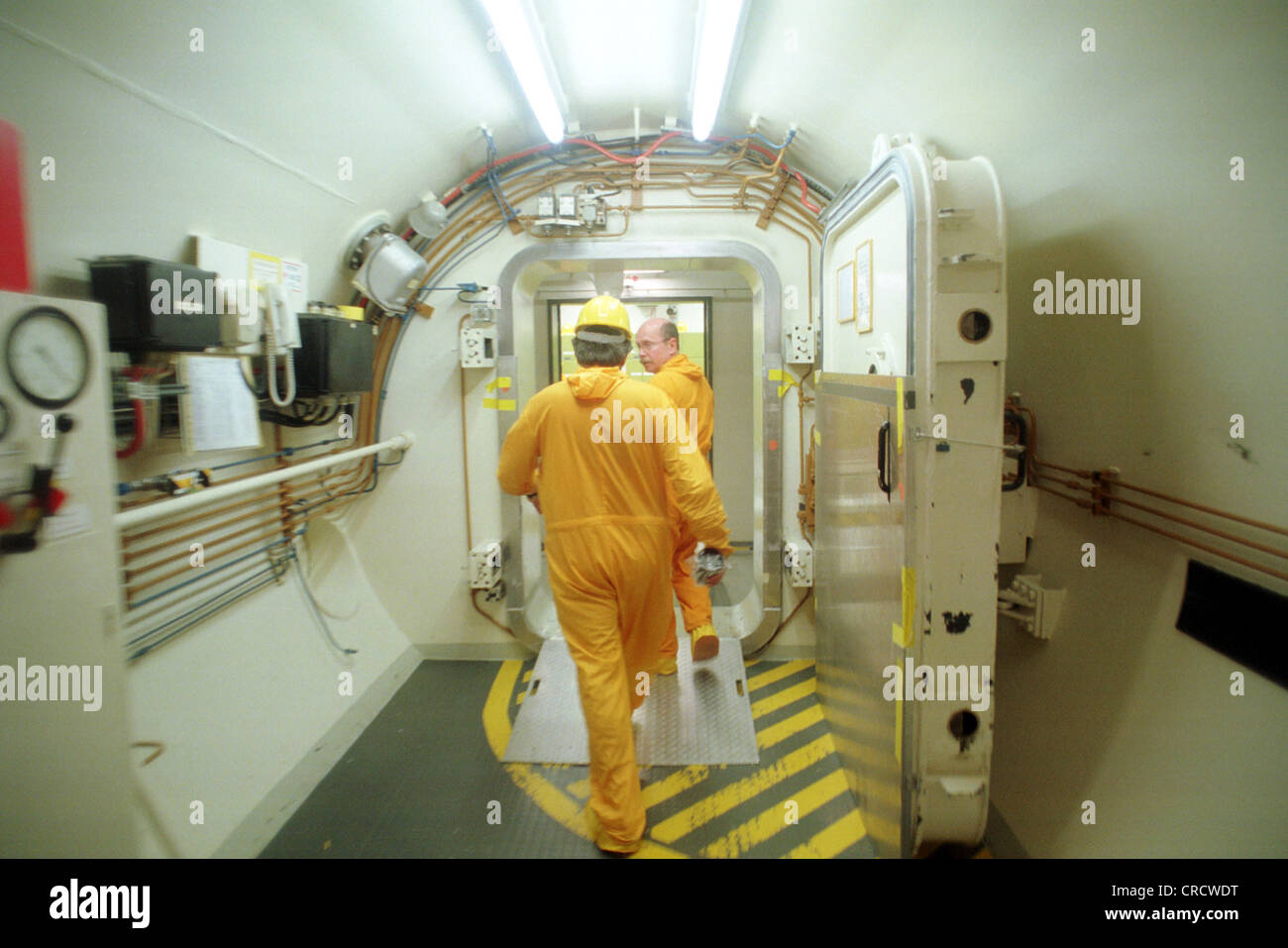 Security gate at the power plant Unterweser Stock Photo - Alamy