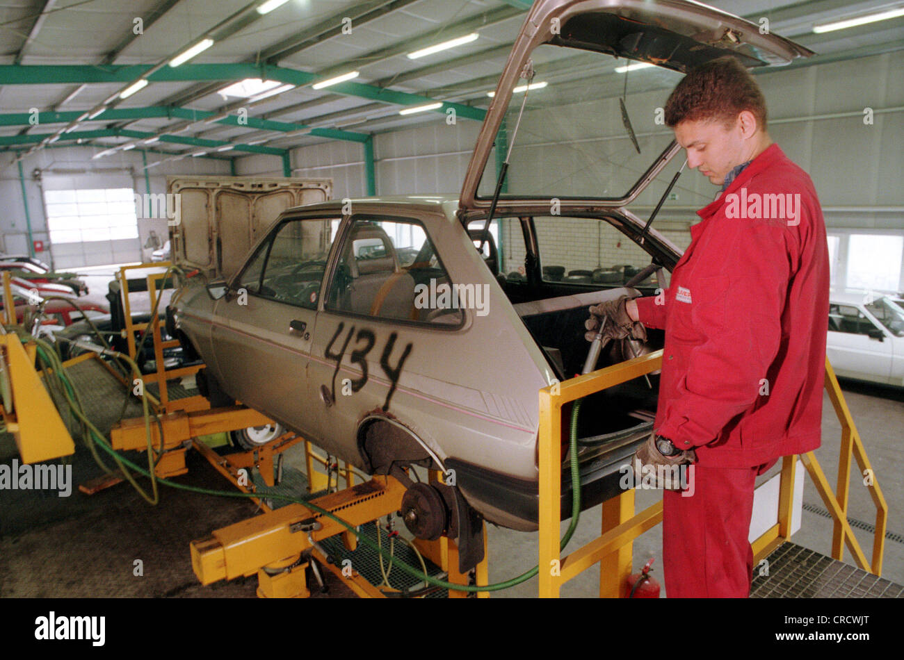 Auto recovery operation Stock Photo - Alamy