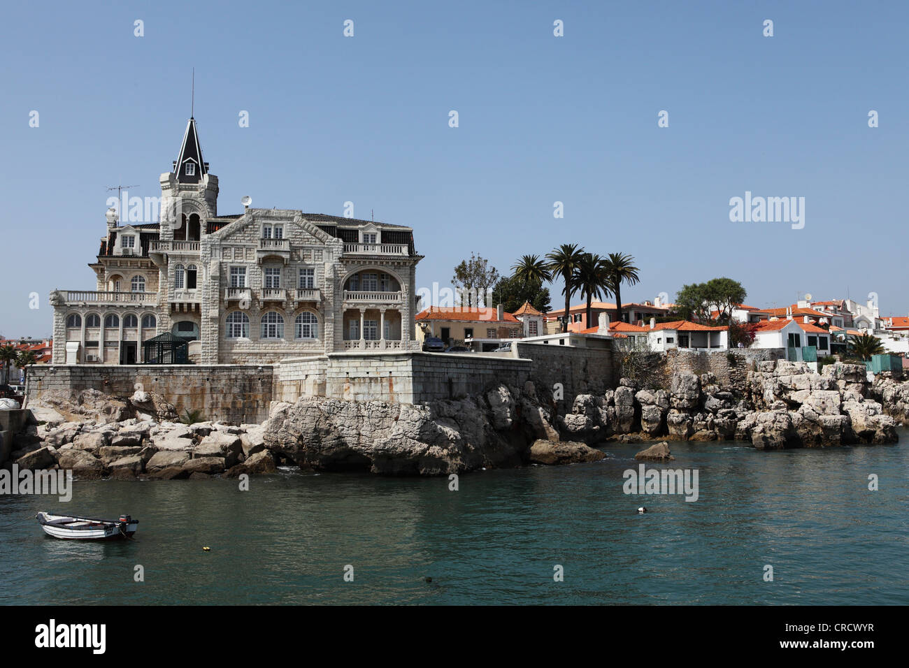 Portuguese Gothic architecture in Cascais, Portugal Stock Photo - Alamy
