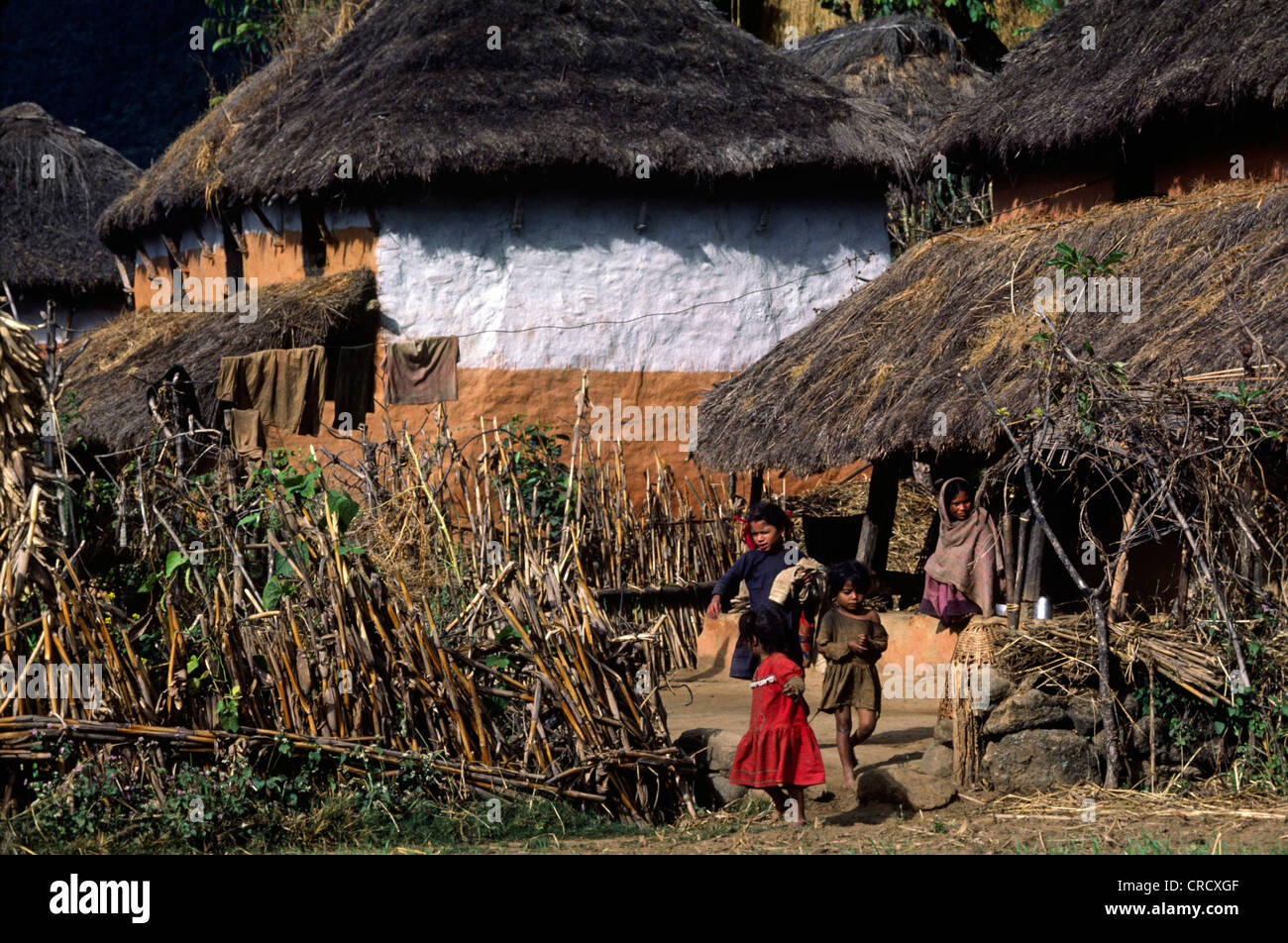 Nepali village house hi-res stock photography and images - Alamy