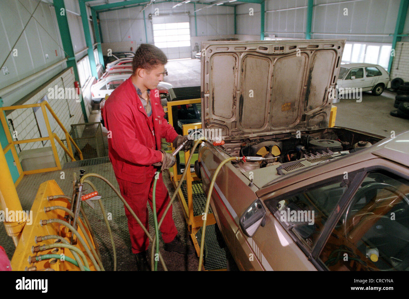 Auto recovery operation Stock Photo - Alamy