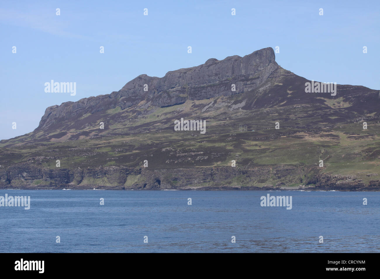 An Sgurr Isle of Eigg Scotland May 2012 Stock Photo - Alamy