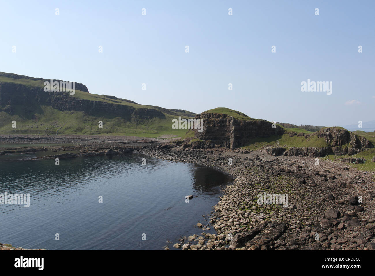 Cliffs of Camas Mor Isle of Muck Scotland May 2012 Stock Photo - Alamy