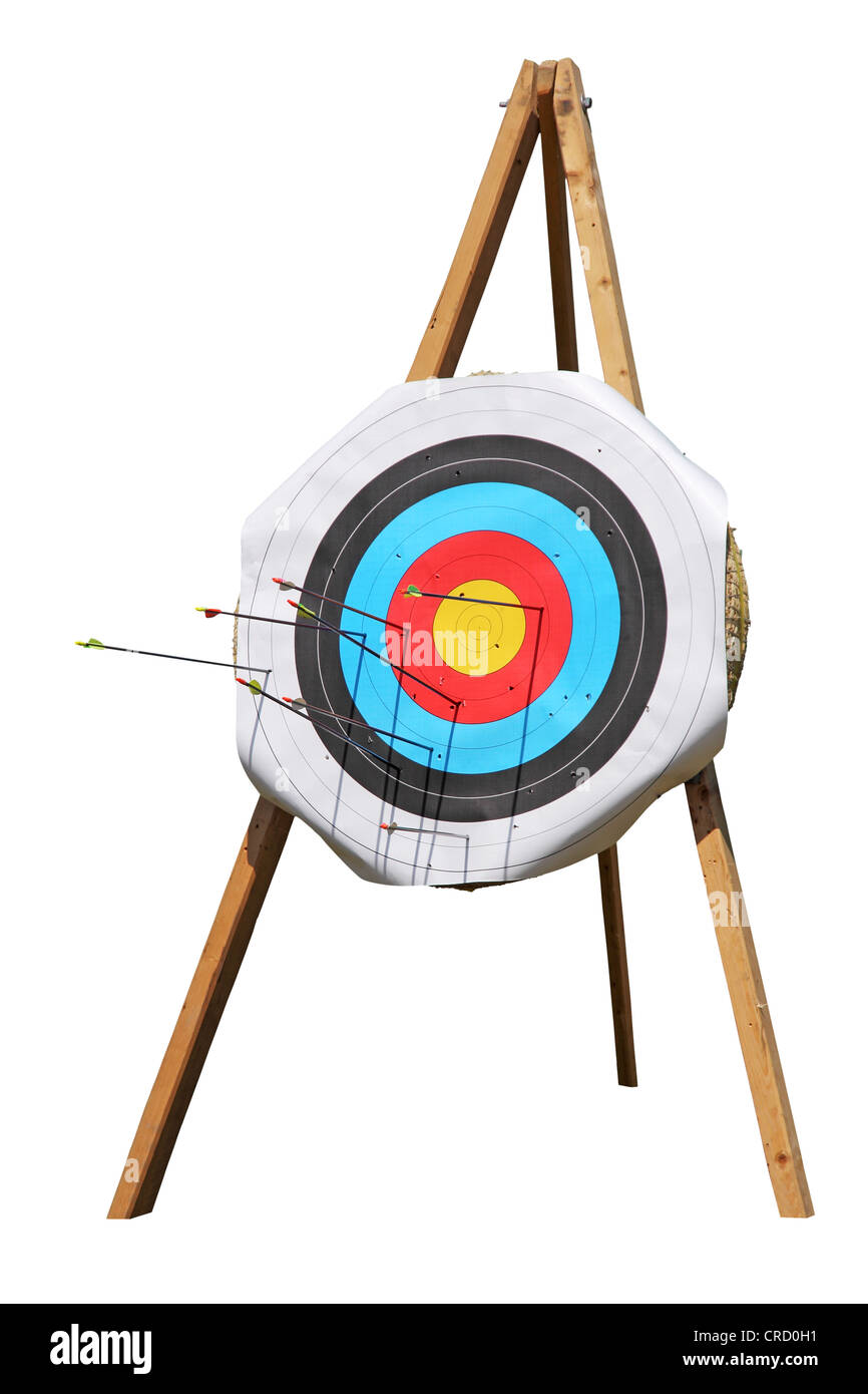 Straw targets Cut Out Stock Images & Pictures - Alamy