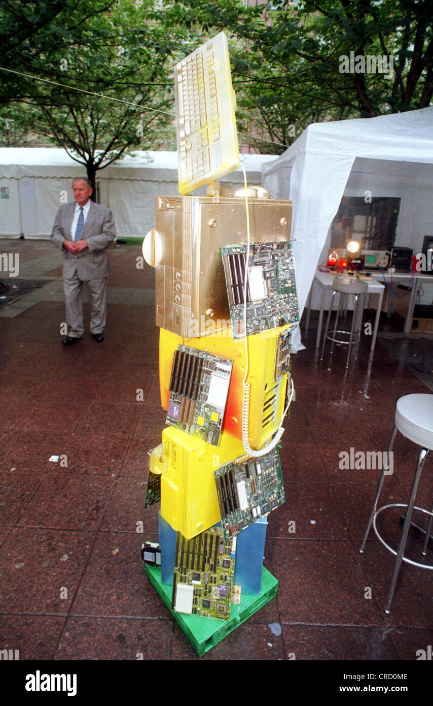Still life of computers assembled Stock Photo - Alamy