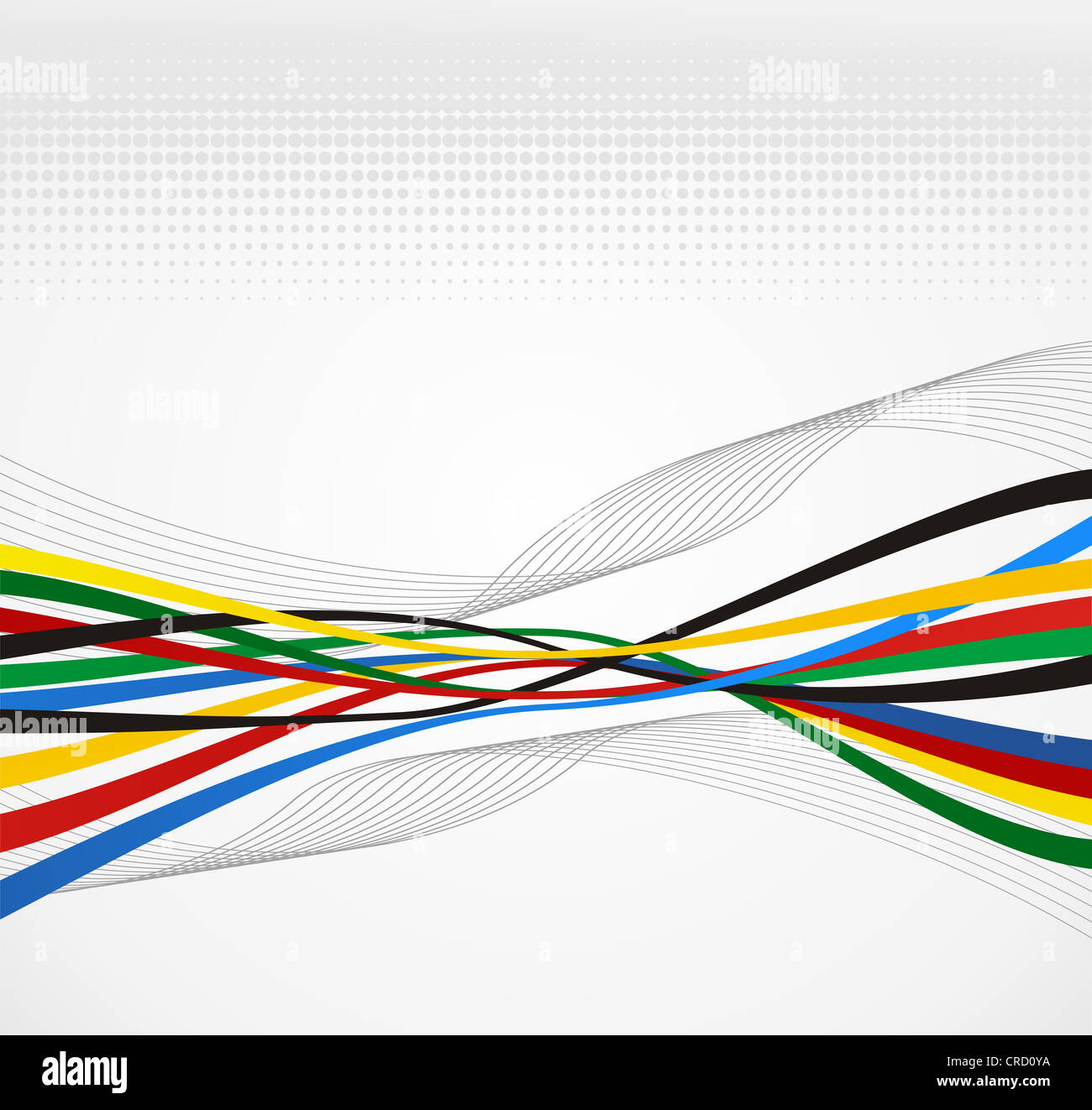Olympic Games ribbons and dots abstract background. Vector file layered ...