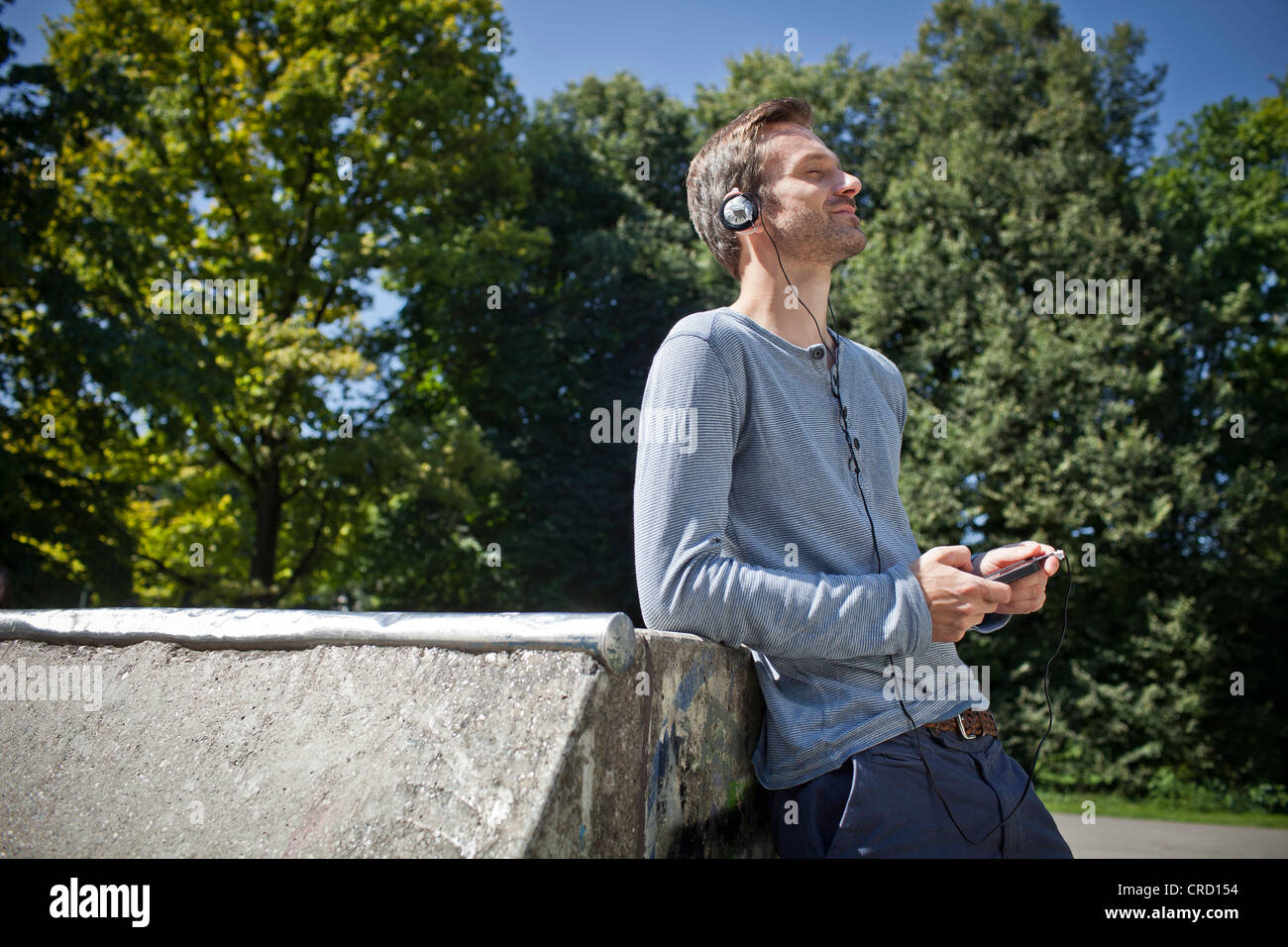 Man with iphone Stock Photo - Alamy