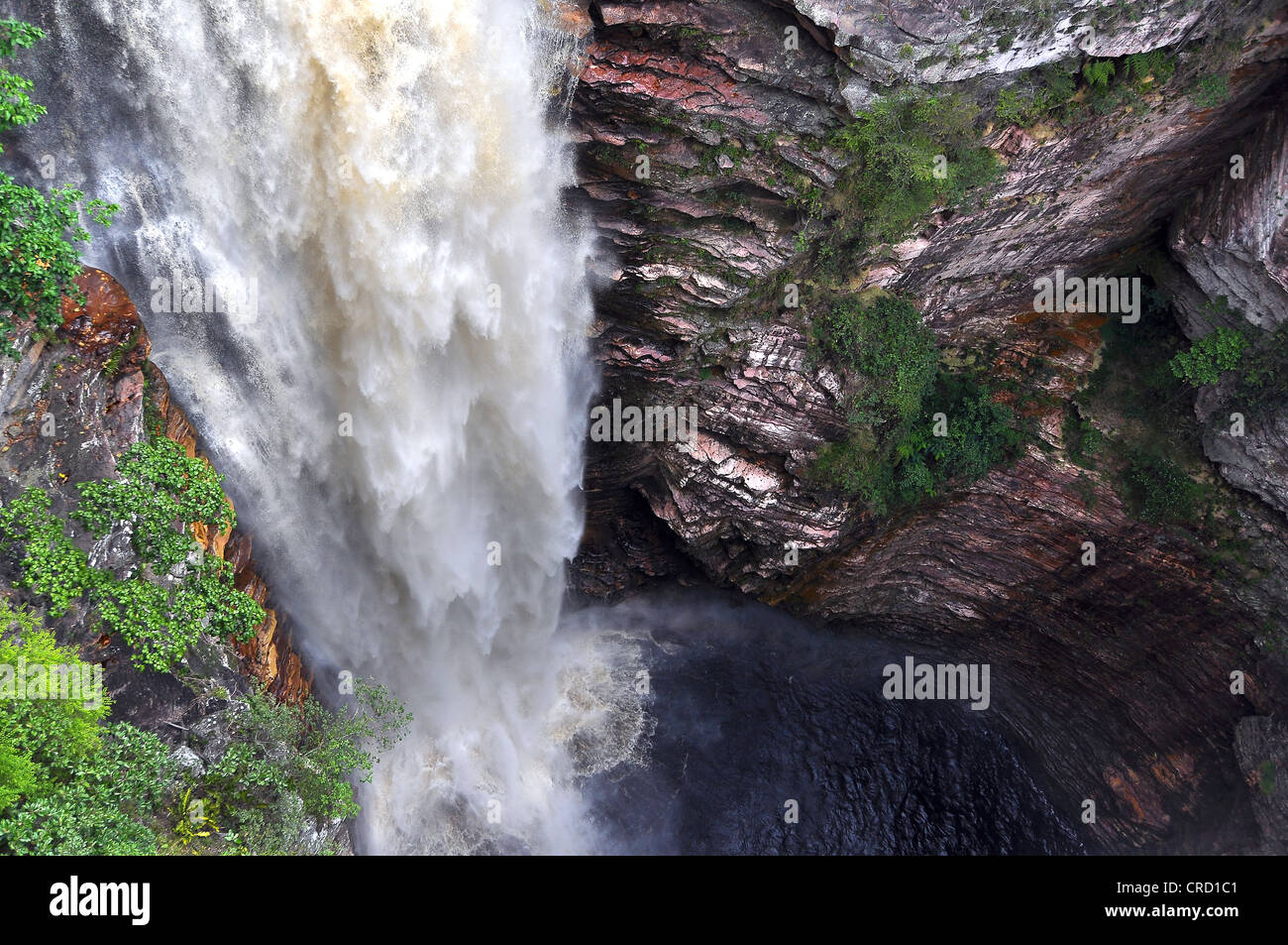 Buracao waterfall, Chapada Diamantina, Bahia, Brazil, South America ...