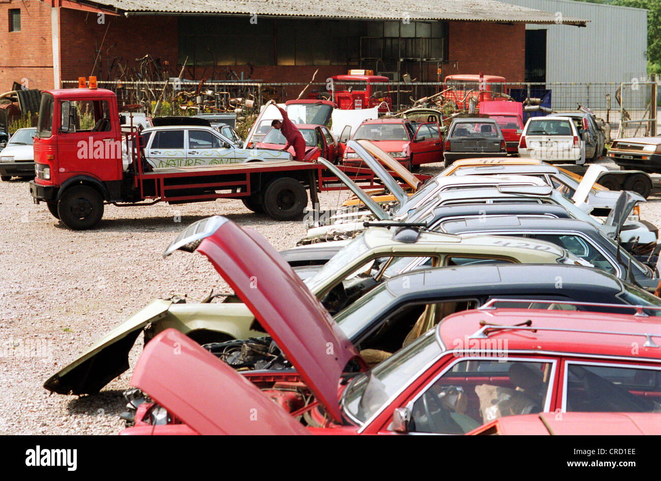 Auto recovery operation Stock Photo - Alamy