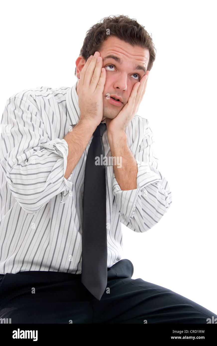 Desperated businessman hi-res stock photography and images - Alamy