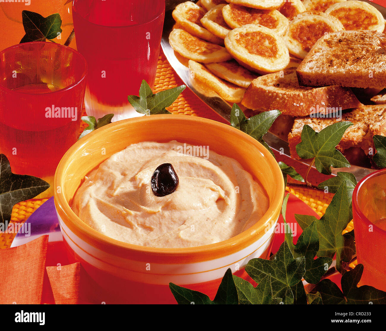 Tamaracrema, Greek fish roe cream, Greece Stock Photo - Alamy