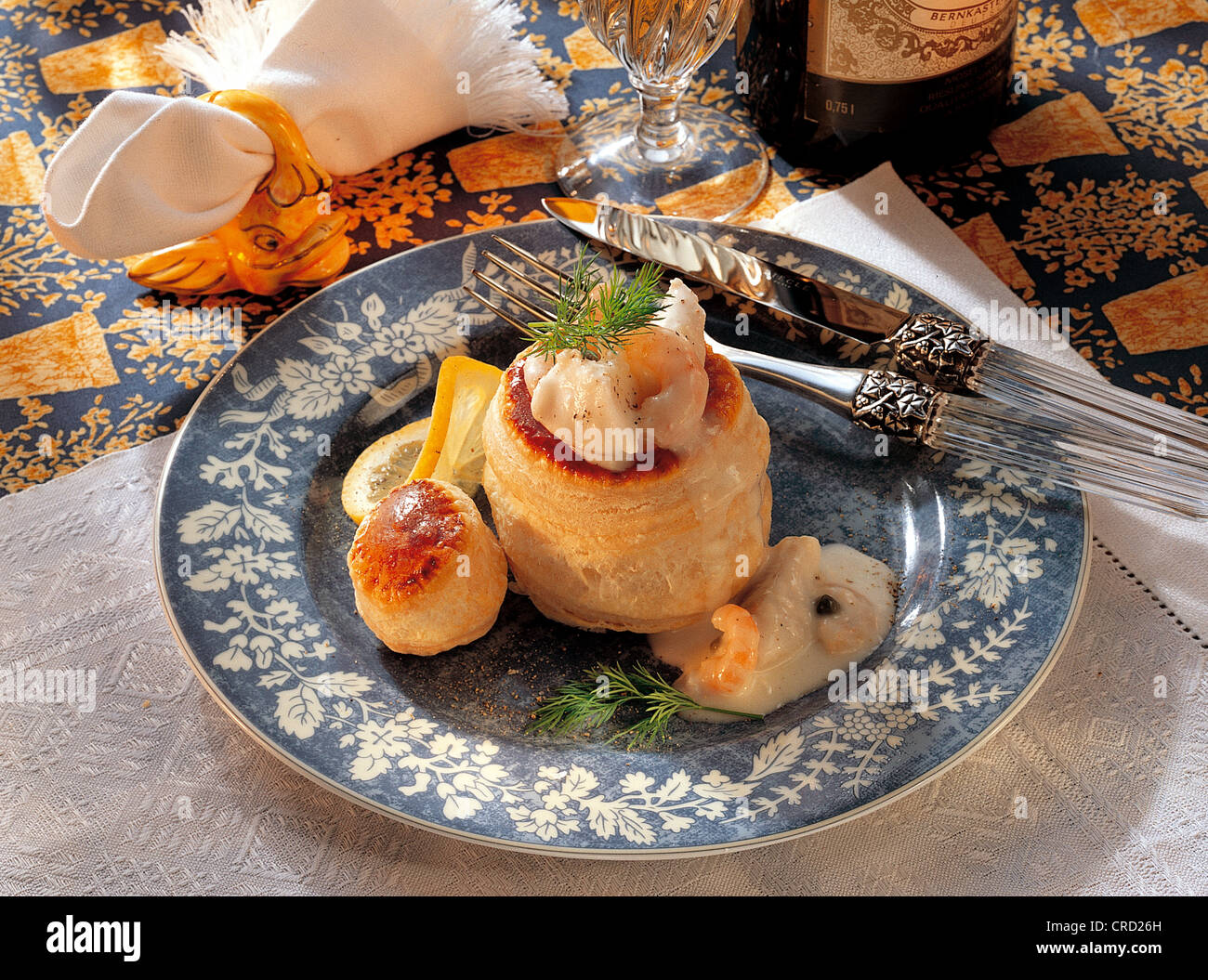 New England fish pastry, hot starter, USA Stock Photo - Alamy