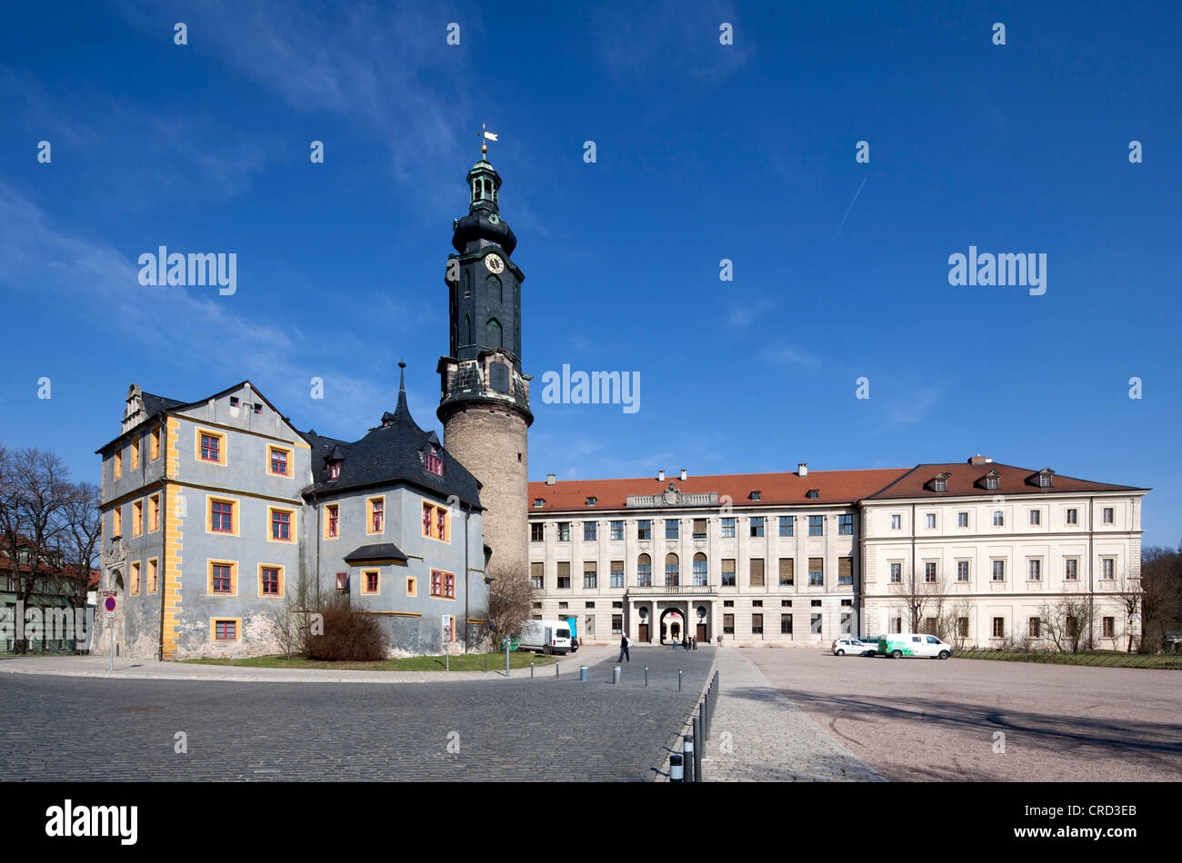 Town and Royal Palace, Weimar, Thuringia, Germany, Europe, PublicGround ...