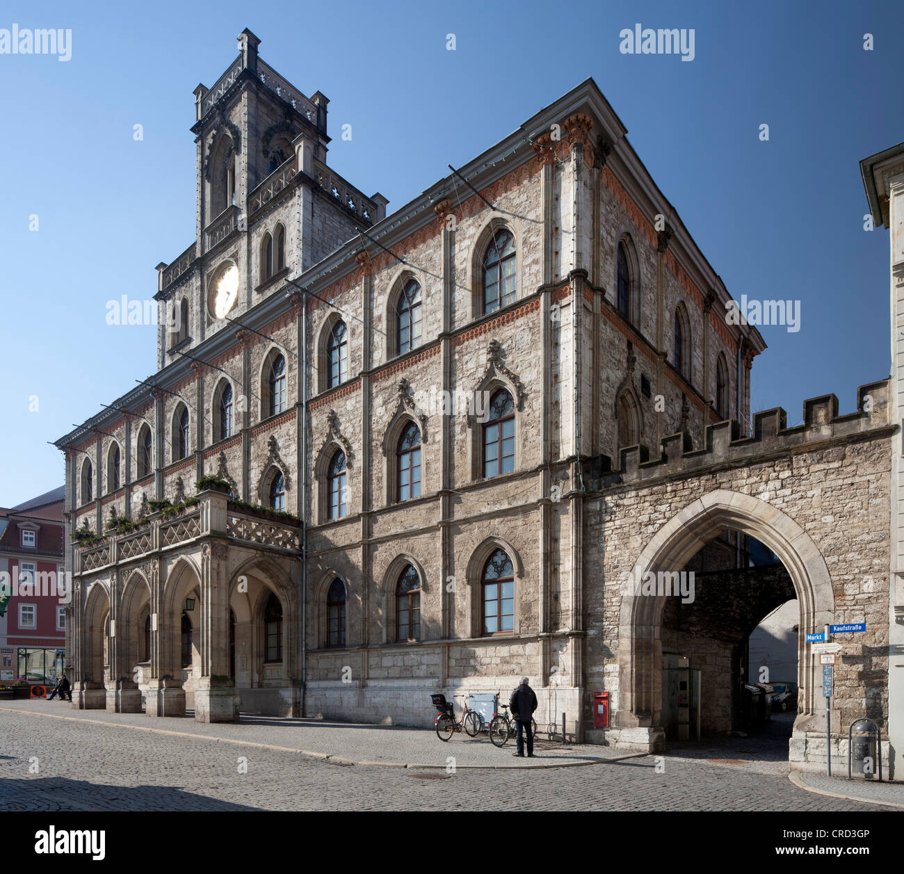Town hall, Weimar, Thuringia, Germany, Europe, PublicGround Stock Photo ...