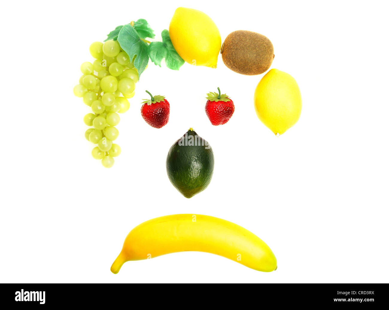 sad fruits face Stock Photo - Alamy