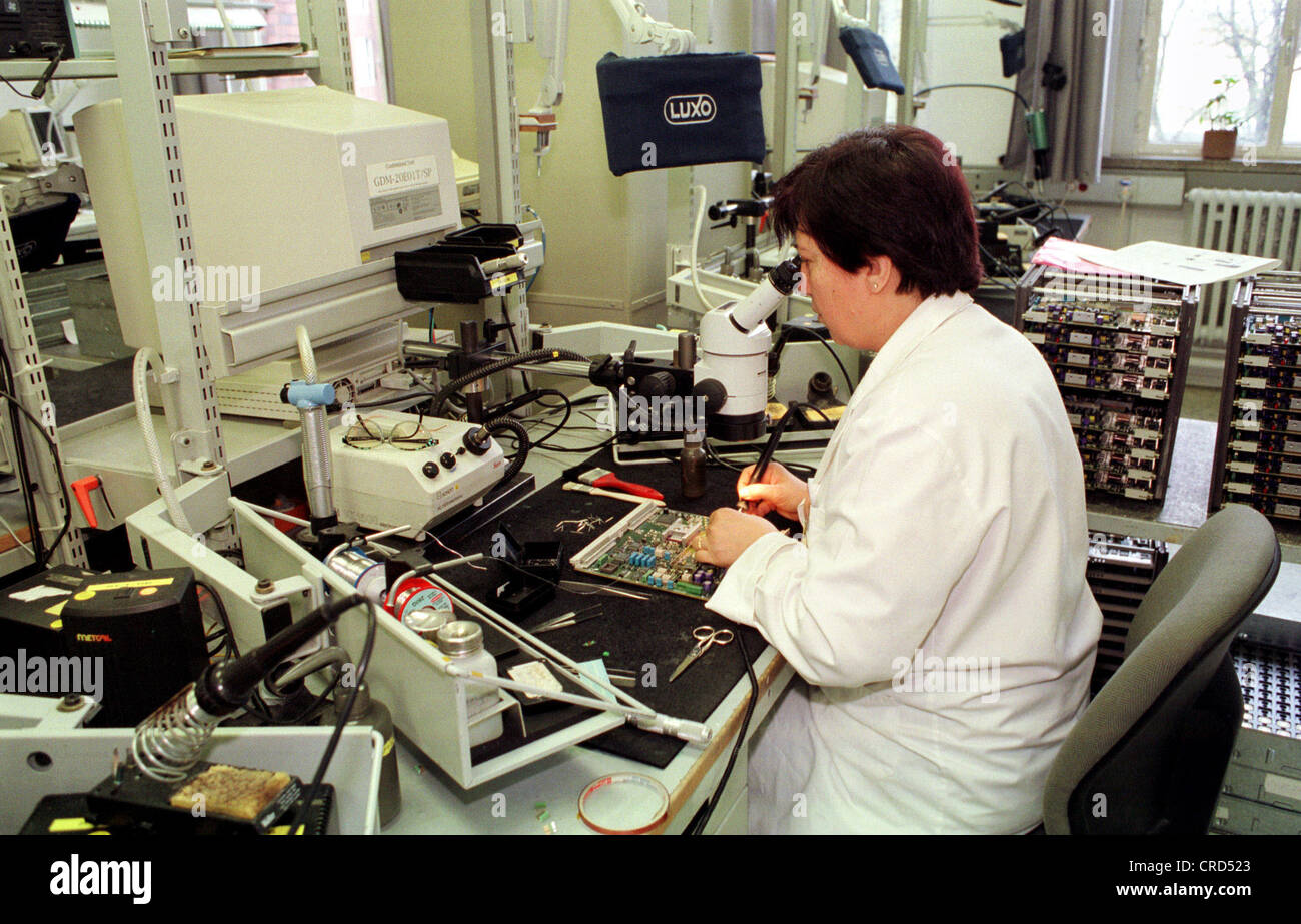 Production Siemens AG Berlin Stock Photo - Alamy