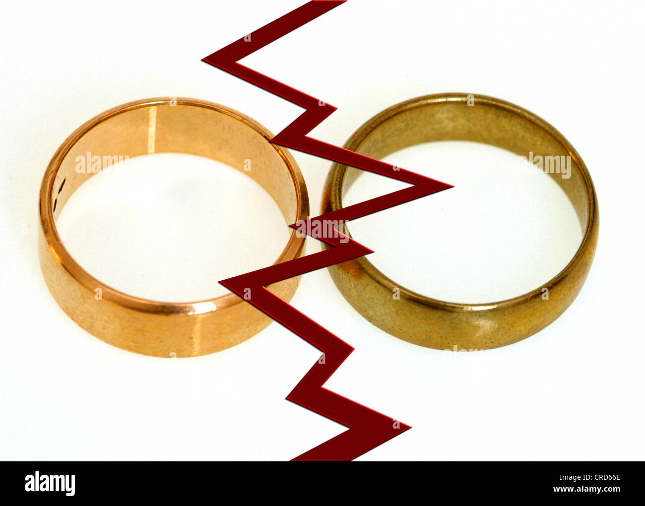symbolic for divorce Stock Photo - Alamy