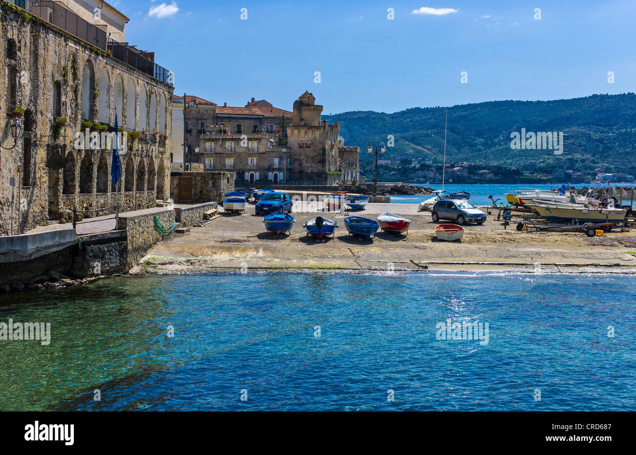 Europe Italy,Campania Cilento, Santa Maria di Castellabate, the little ...