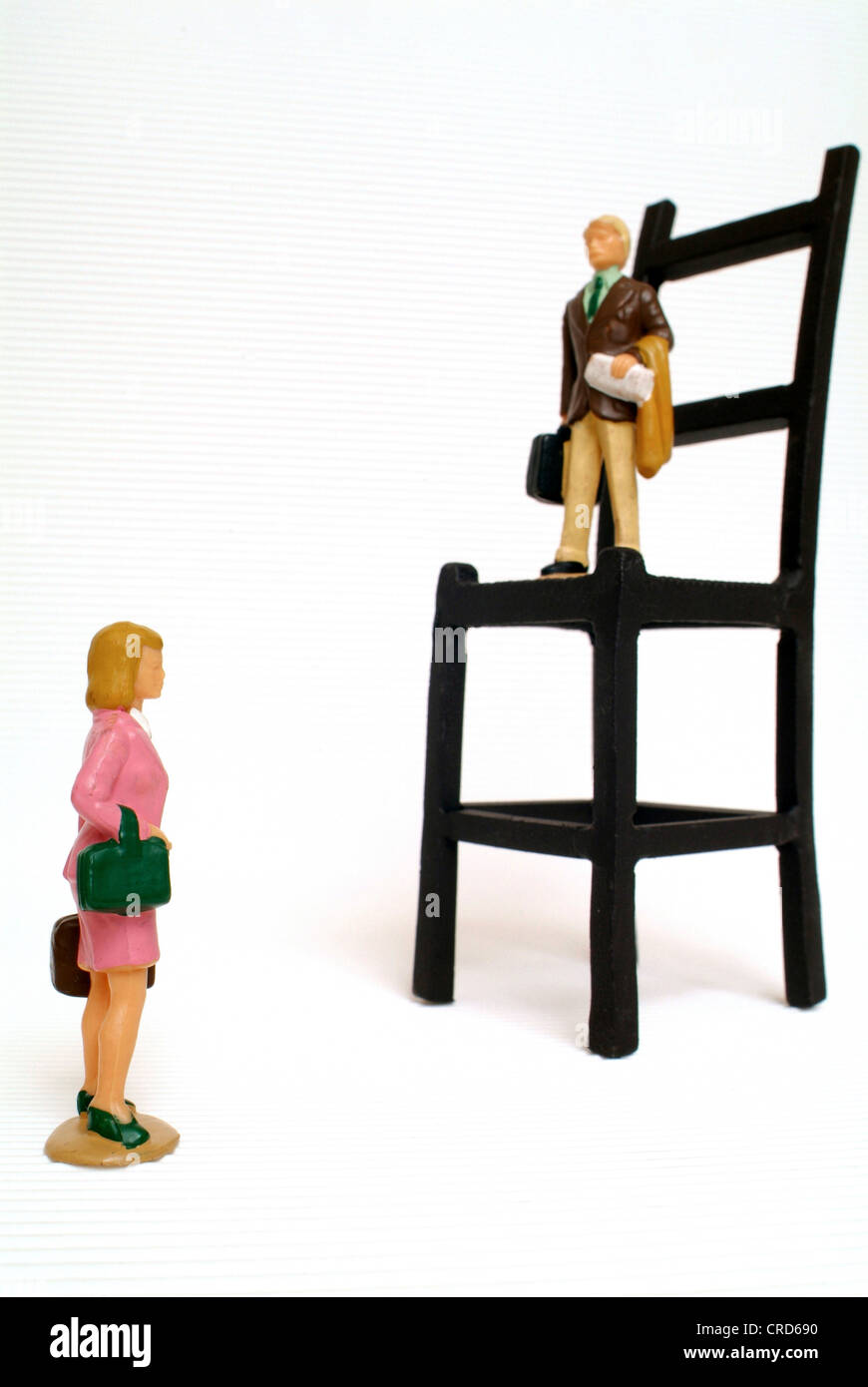 symbolic for discrimination of woman in economy Stock Photo - Alamy