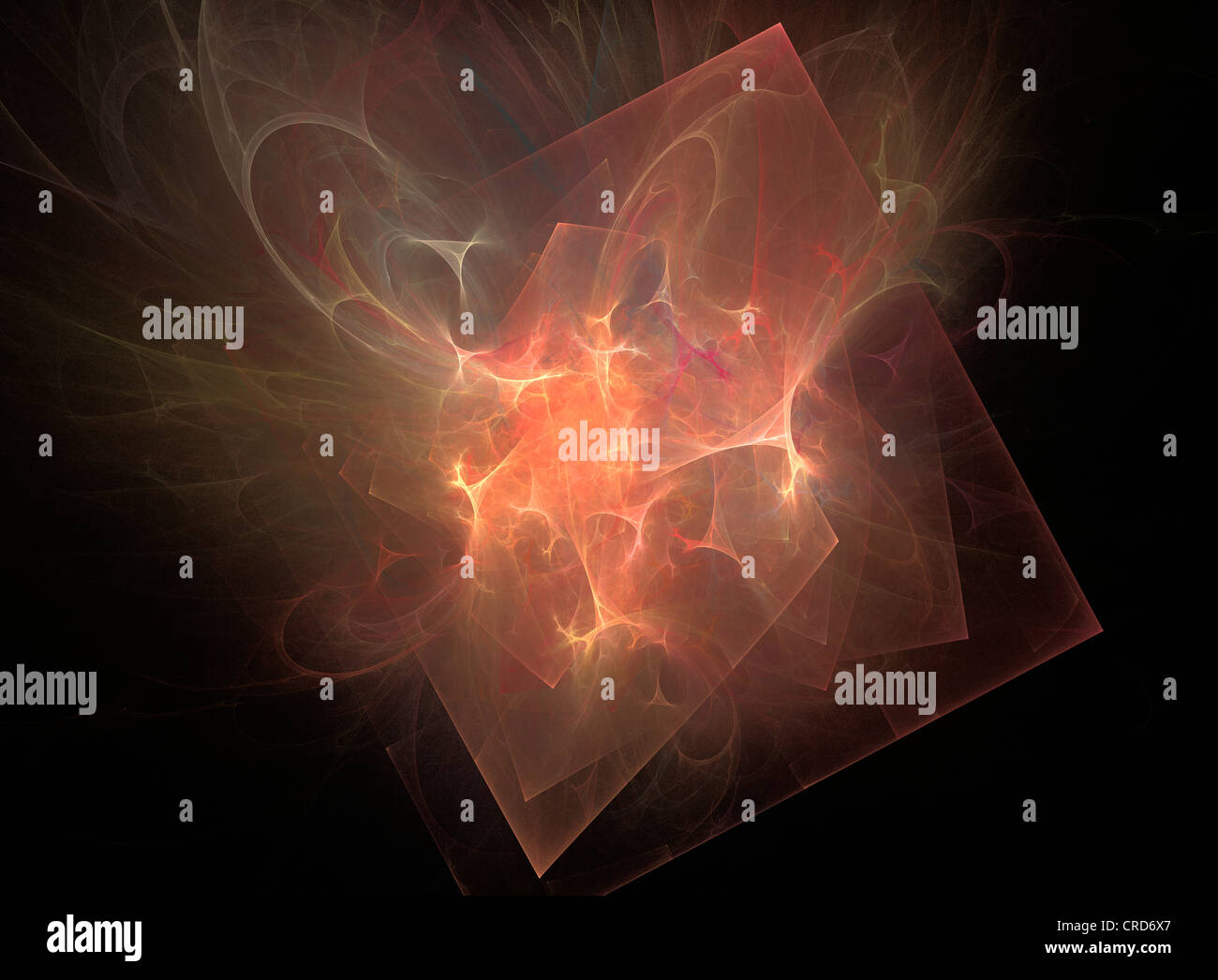 Abstract Energy Is A Fractal Pattern Stock Photo - Alamy