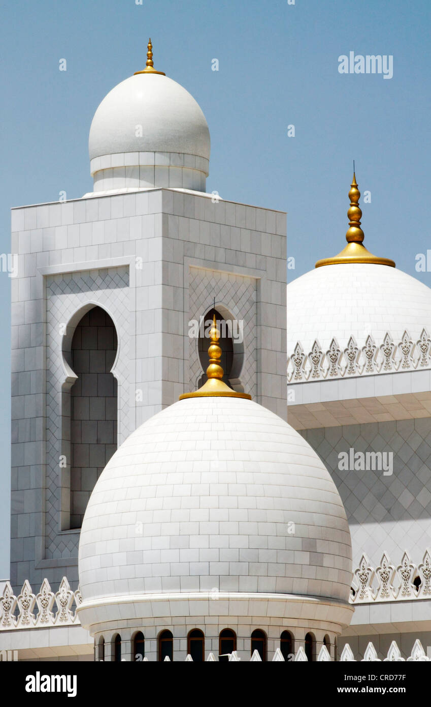 Sheikh Zayed Great Mosque, Abu Dhabi, United Arab Emirates, Asia Stock ...