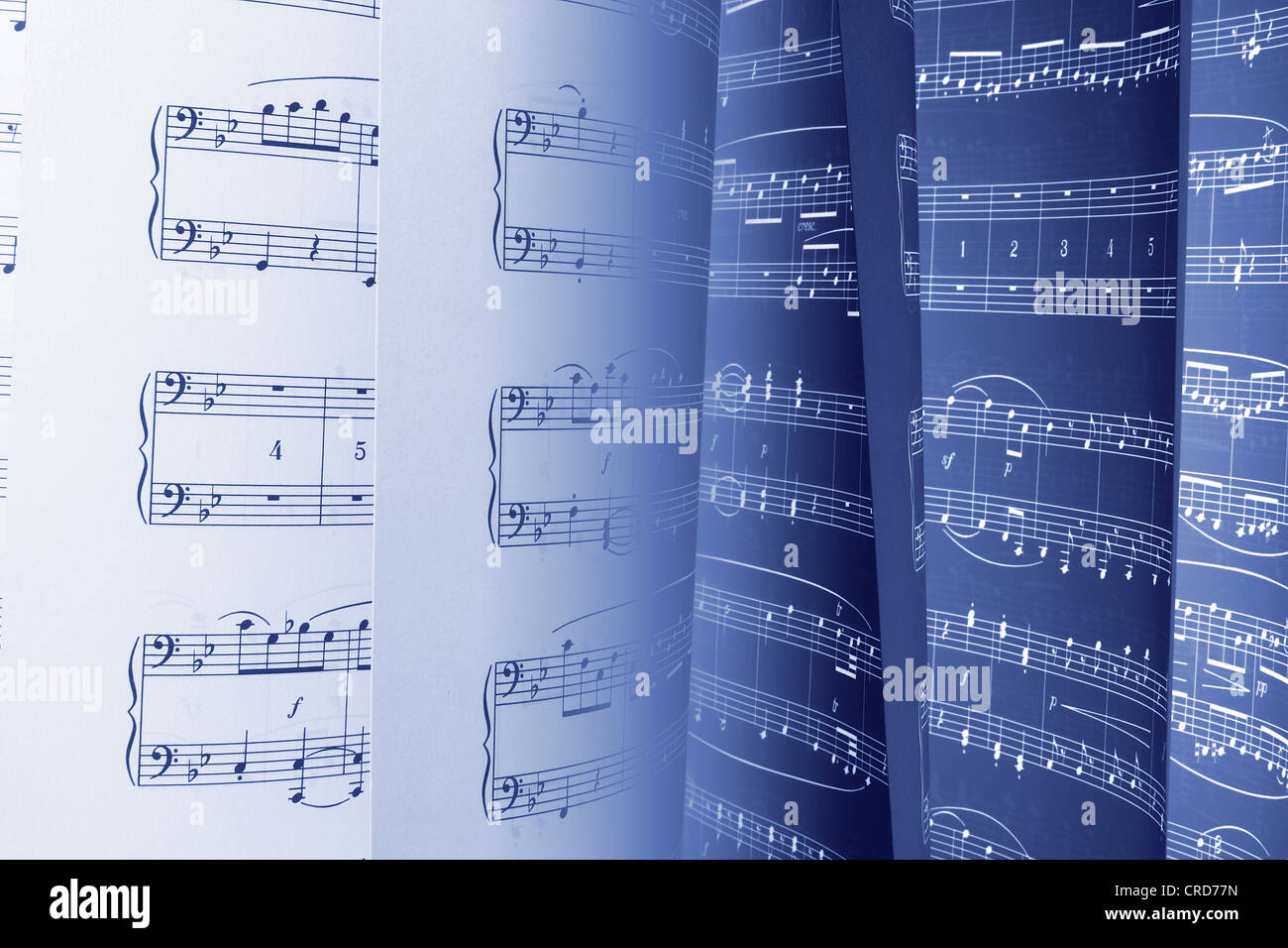 Music score sheets hi-res stock photography and images - Alamy