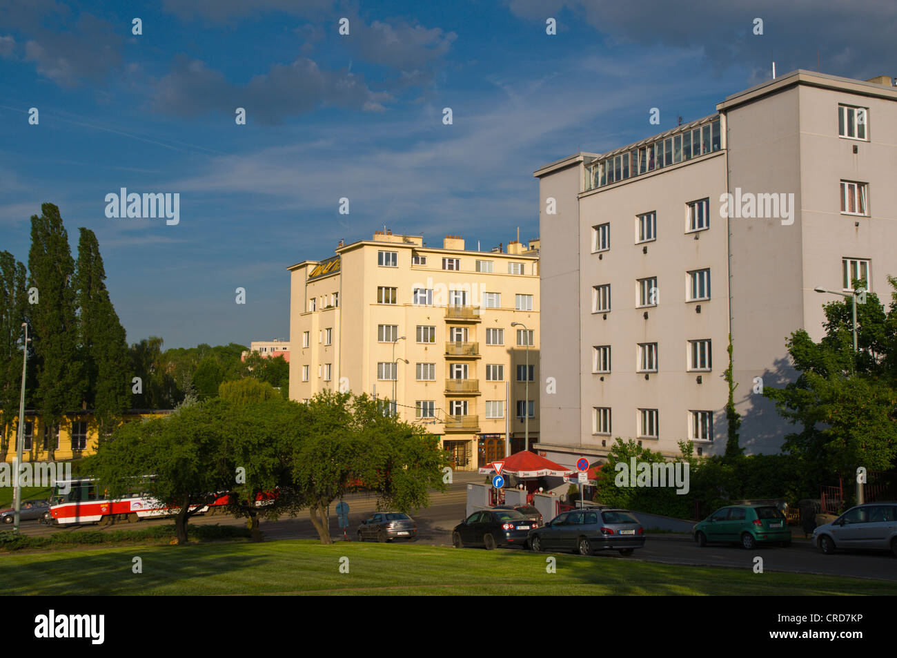 Parukarka park area at Biskupcova end Zizkov district Prague Czech ...