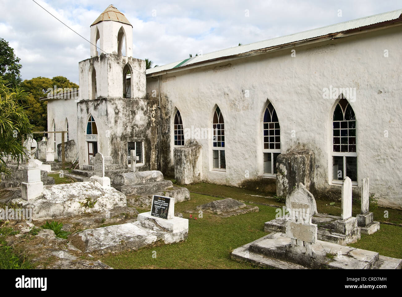 Aitutaki cook islands christian church cicc hi-res stock photography ...