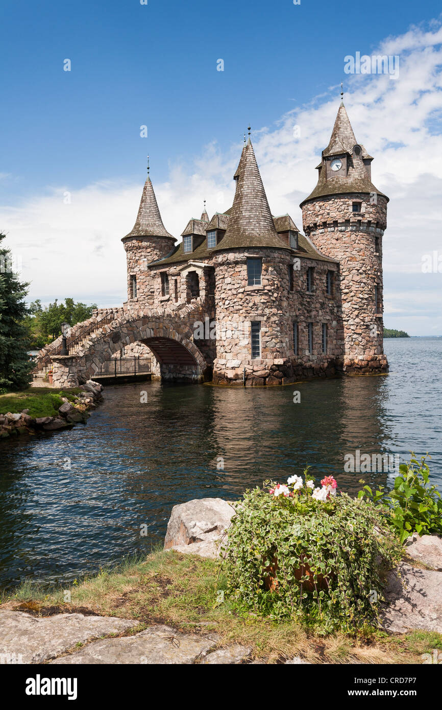 The Power House at Boldt Castle. A fanciful collection of towers and a ...