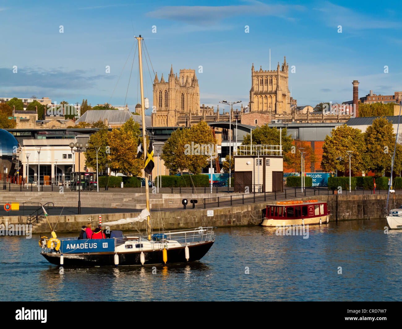 Bristol Docks and Harbour area in the city centre England UK which has ...