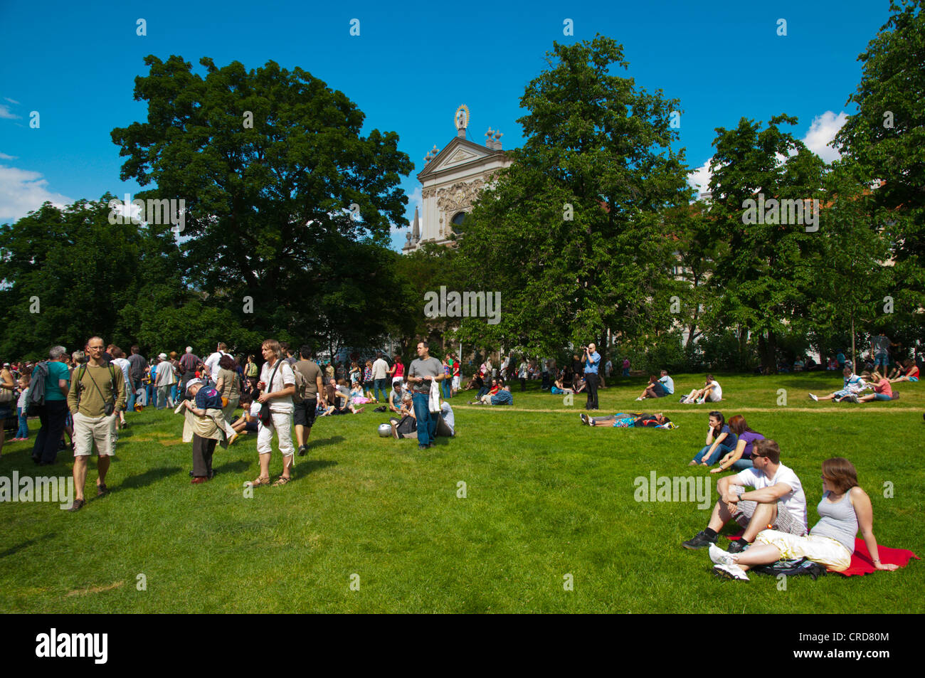 Prague charles square hi-res stock photography and images - Alamy