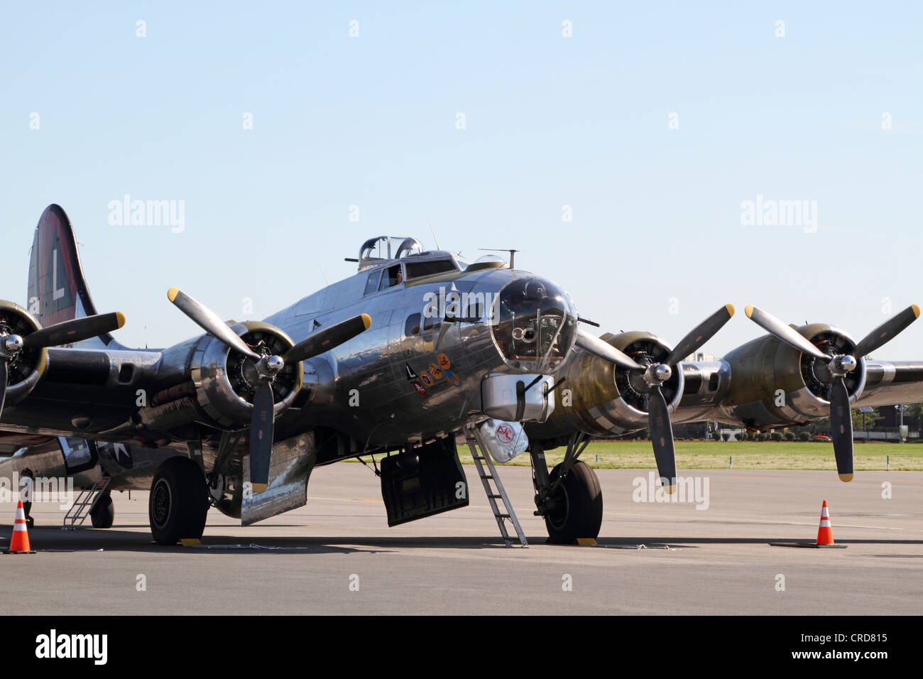 A World War II B-17 Flying Fortress Bomber. Wings and Wheels Expo ...