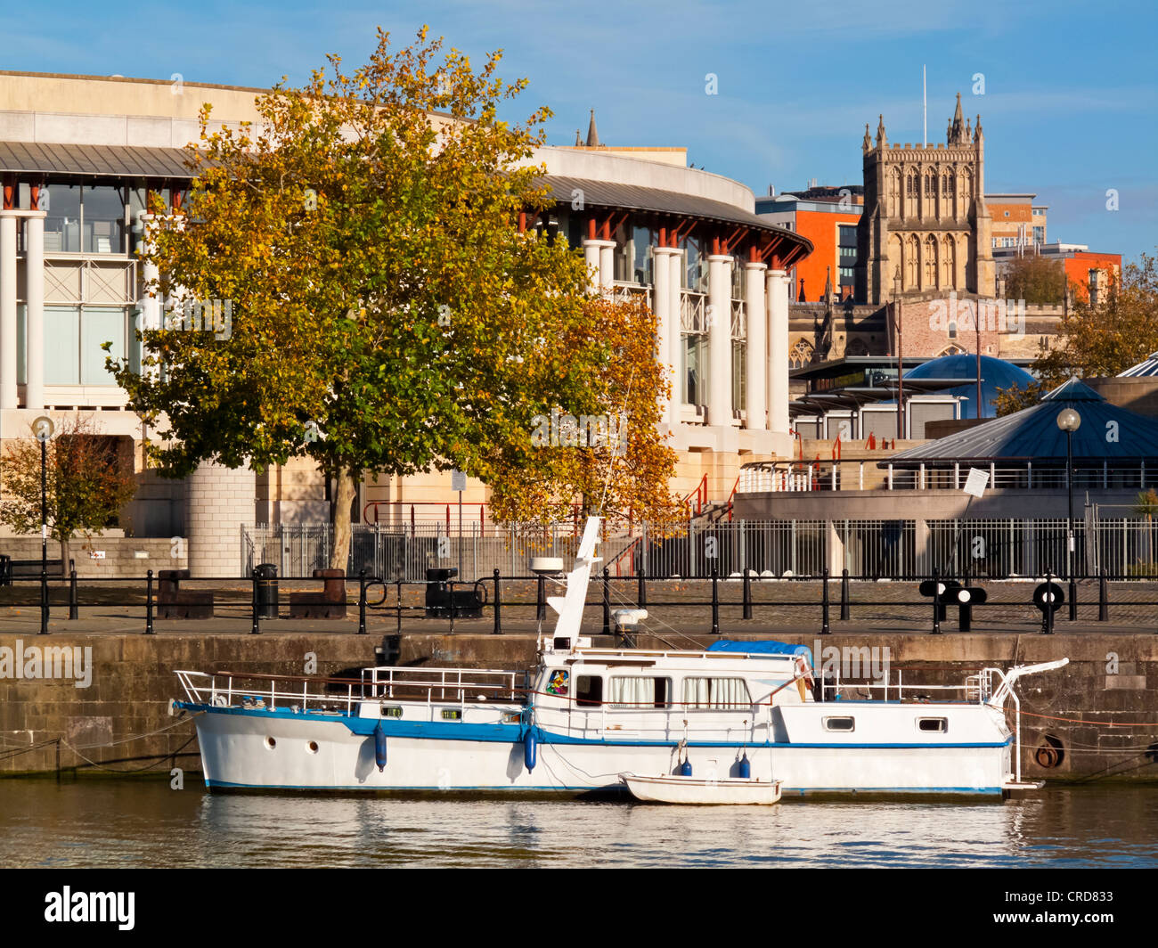 Bristol Docks and Harbour area in the city centre England UK which has ...