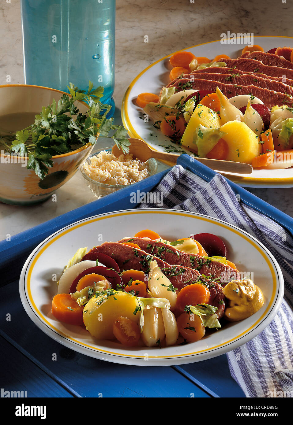 Salted meat beef hi-res stock photography and images - Alamy