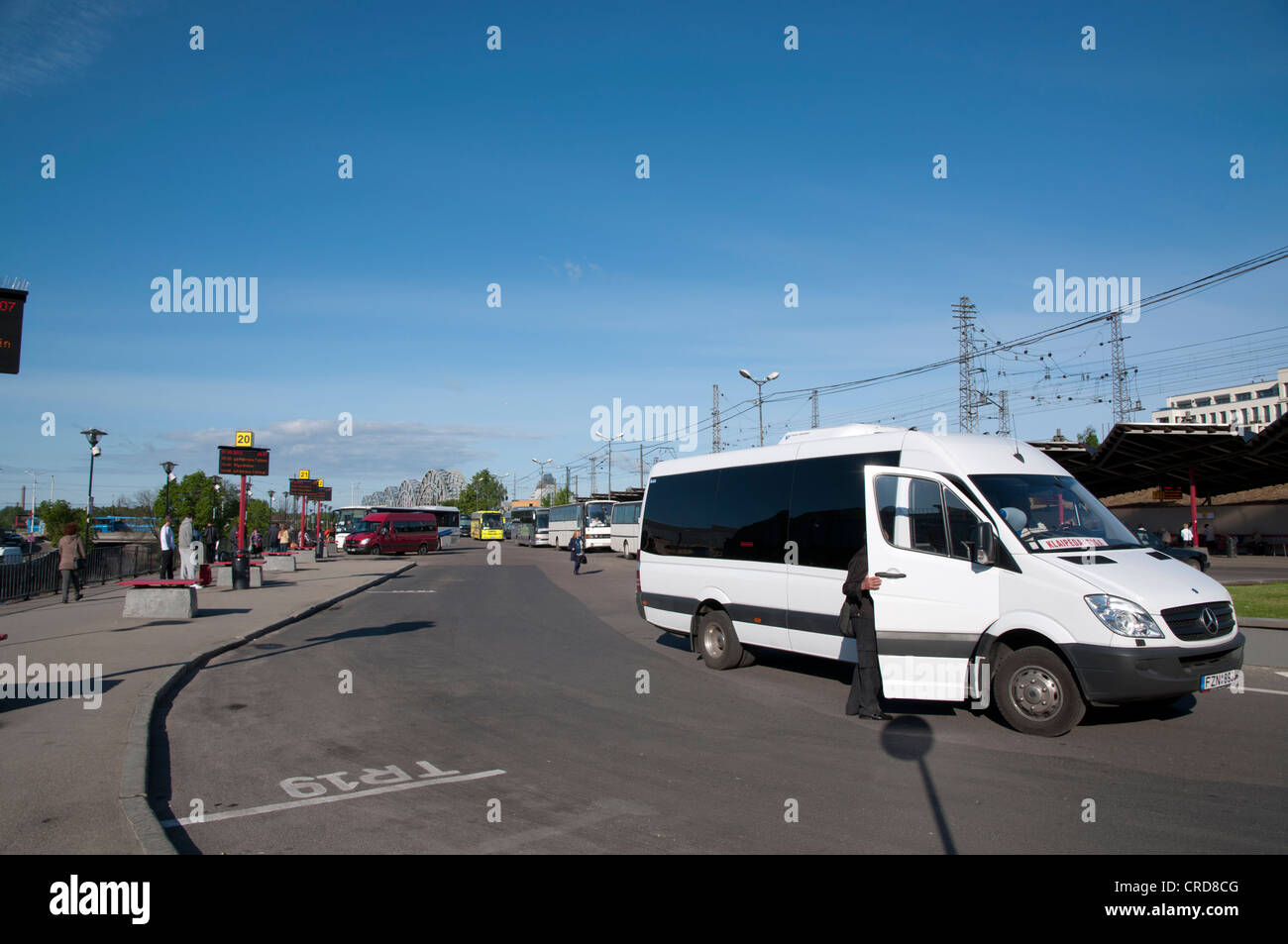 Main long-distance bus station Riga Latvia Europe Stock Photo - Alamy