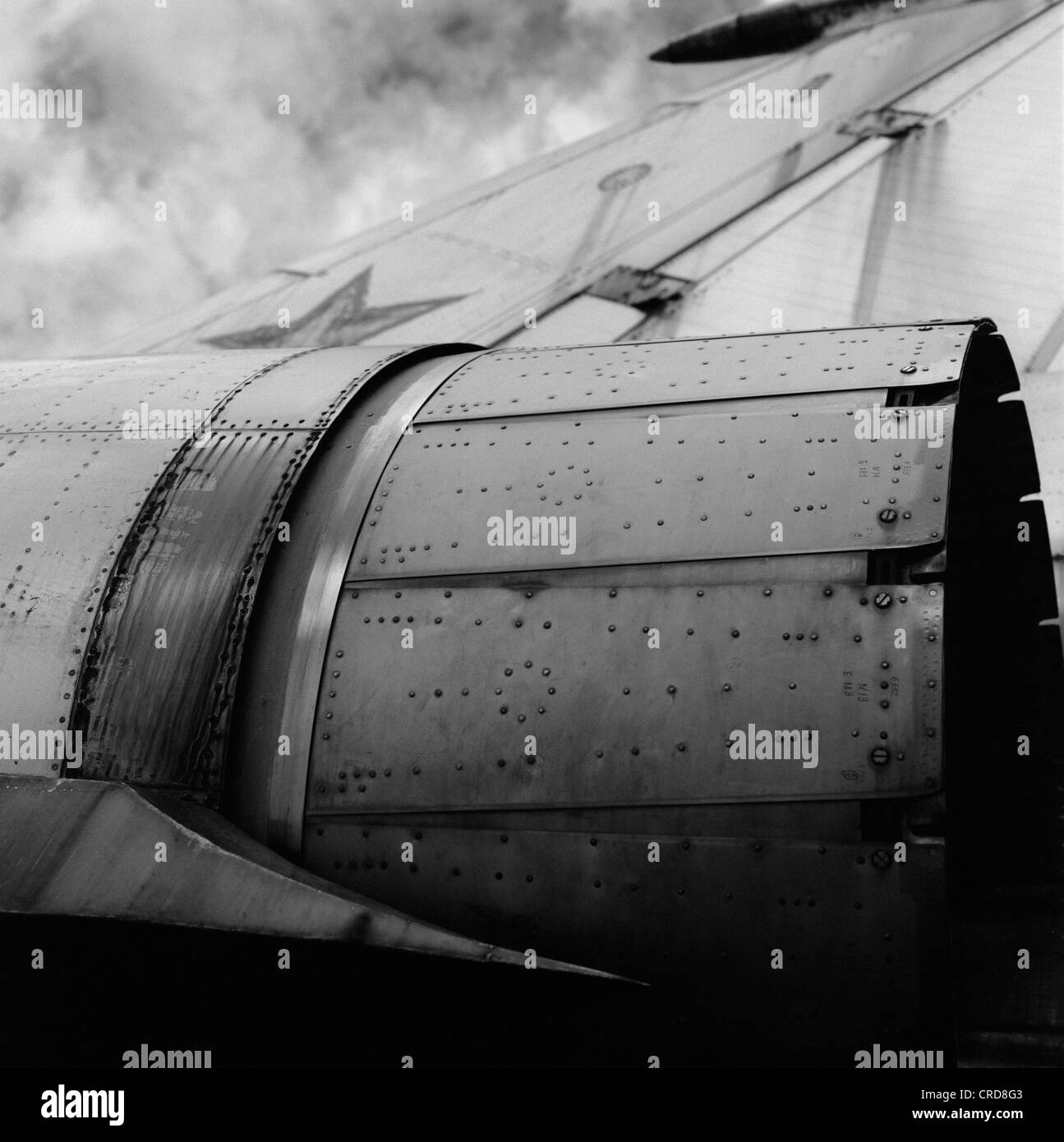 Jet fighter exhaust Black and White Stock Photos & Images - Alamy