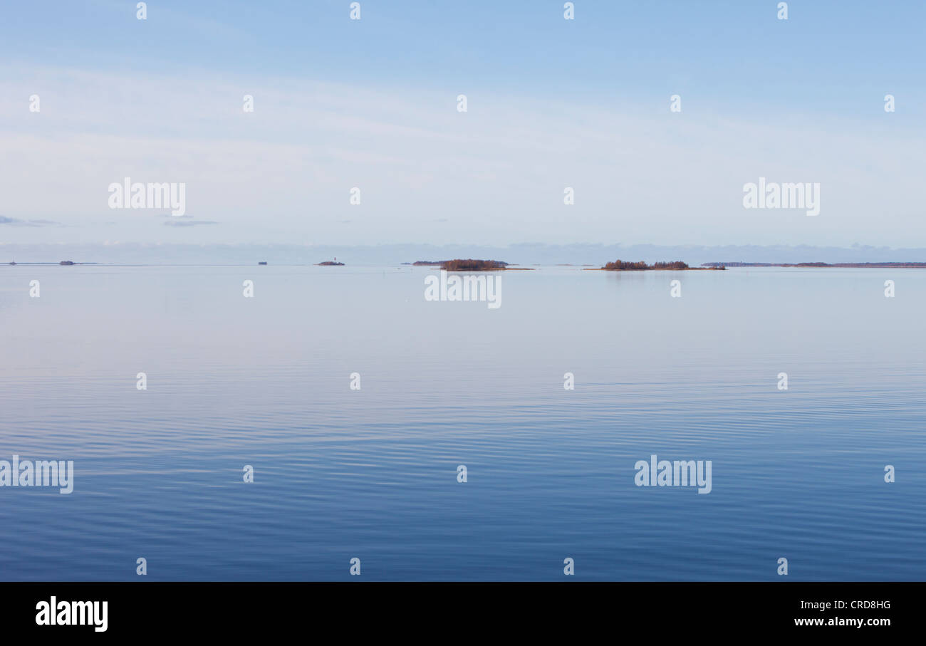Calm weather at Baltic Sea , Gulf of Bothnia , Finland Stock Photo - Alamy