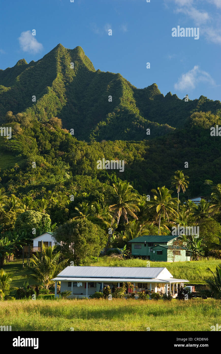 street scene avarua rarotonga cook islands Stock Photo - Alamy
