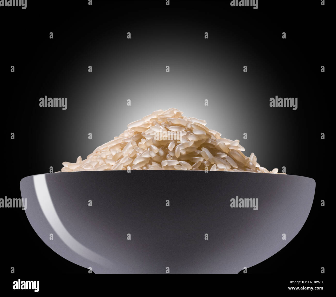 bowl of raw rice Stock Photo - Alamy