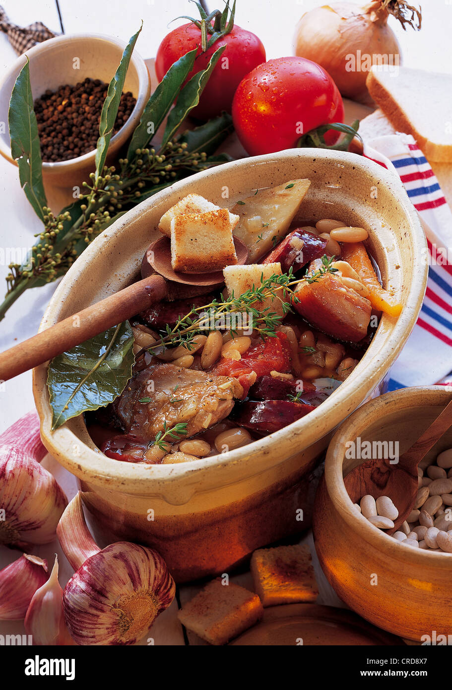 Classic cassoulet from gascony hi-res stock photography and images - Alamy