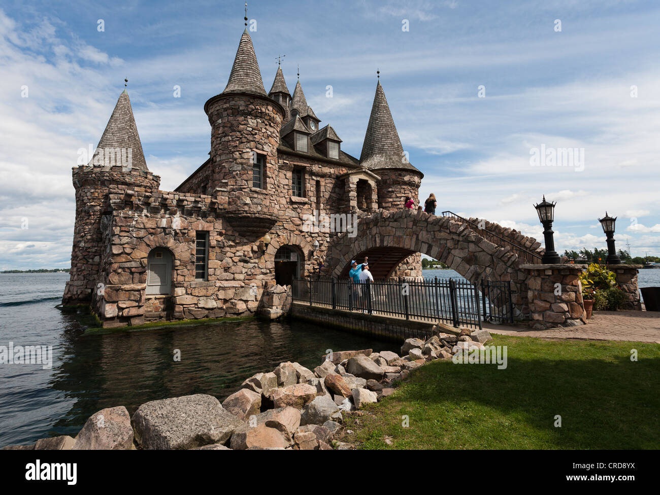 The Power House at Boldt Castle. A fanciful collection of towers and a ...